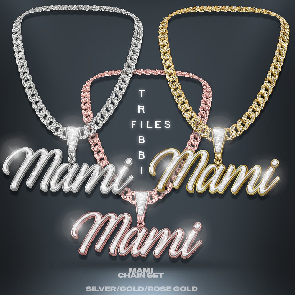 IMVU Trendy Bling Bling Chains // Dutty3d Mesh - Etsy