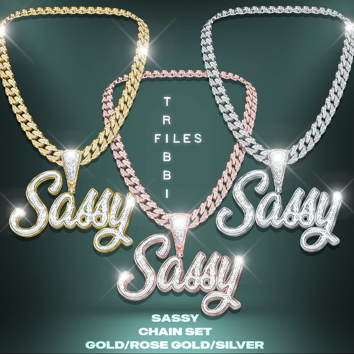IMVU Trendy Bling Bling Chains 2 // Dutty3d Mesh - Etsy