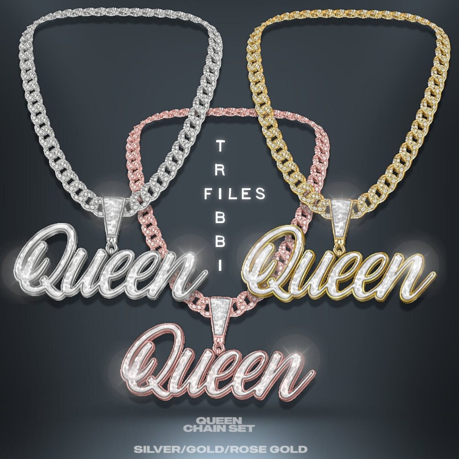 IMVU Trendy Bling Bling Chains // Dutty3d Mesh - Etsy
