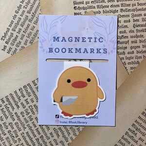 Cute Duck Magnetic Bookmark | Bookish, Bookstagram, Booktok, Duck Lover ...