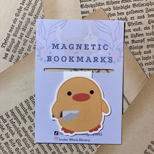 Cute Duck Magnetic Bookmark | Bookish, Bookstagram, Booktok, Duck Lover ...