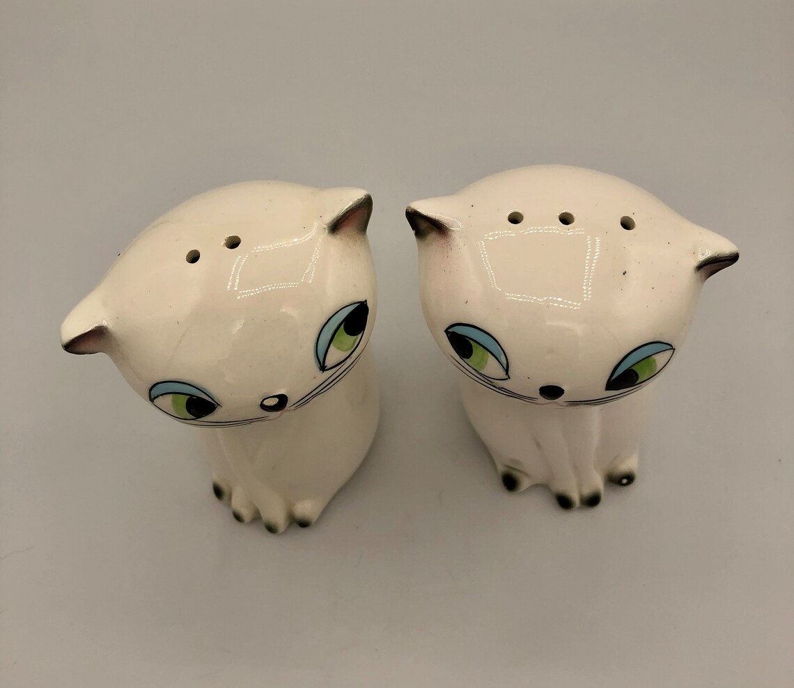 Holt Howard Cozy Kittens Siamese Cat Salt and Pepper Shakers - Etsy