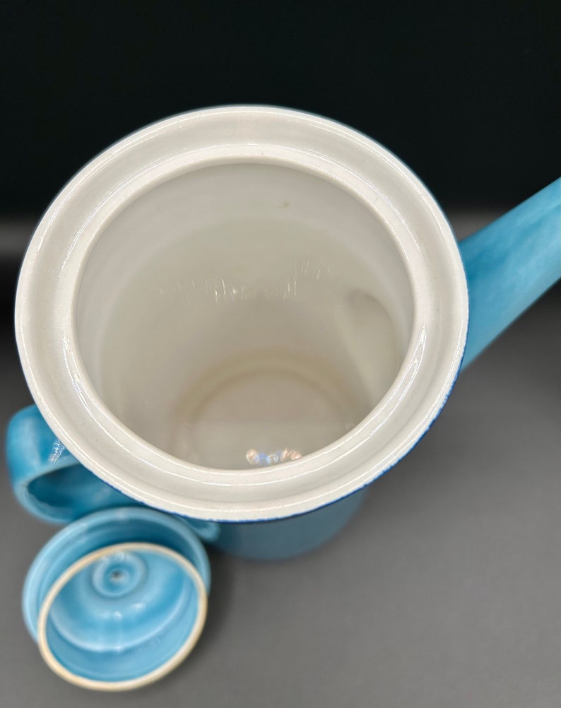 MCM Mikasa Terra Stone Azure Japan Teapot/coffee Pot 7401 - Etsy