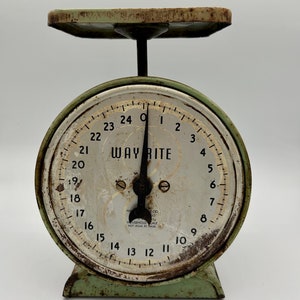 Way Rite Vintage Sage Green Household Scale - Etsy