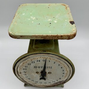 Way Rite Vintage Sage Green Household Scale - Etsy