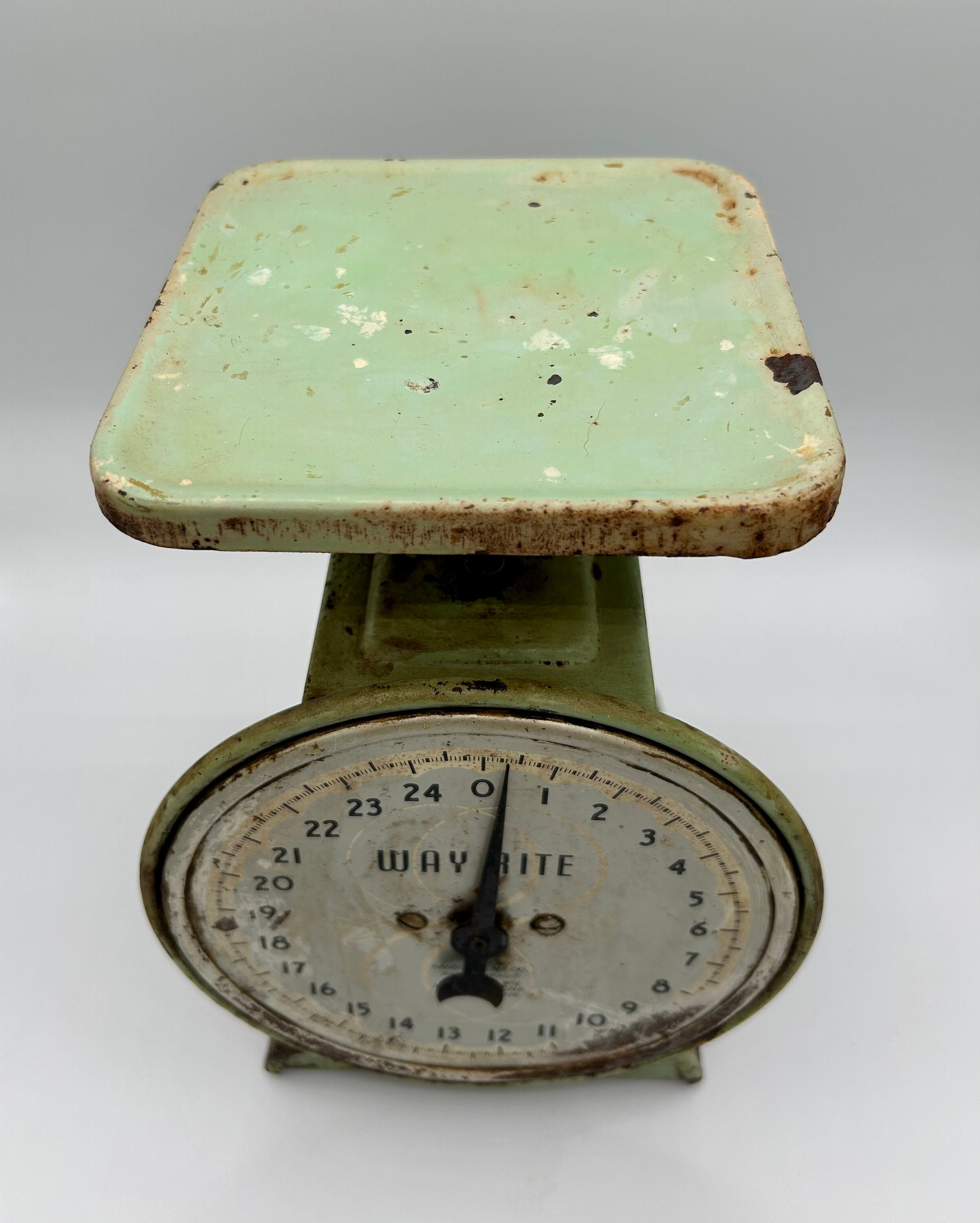 Way Rite Vintage Sage Green Household Scale - Etsy