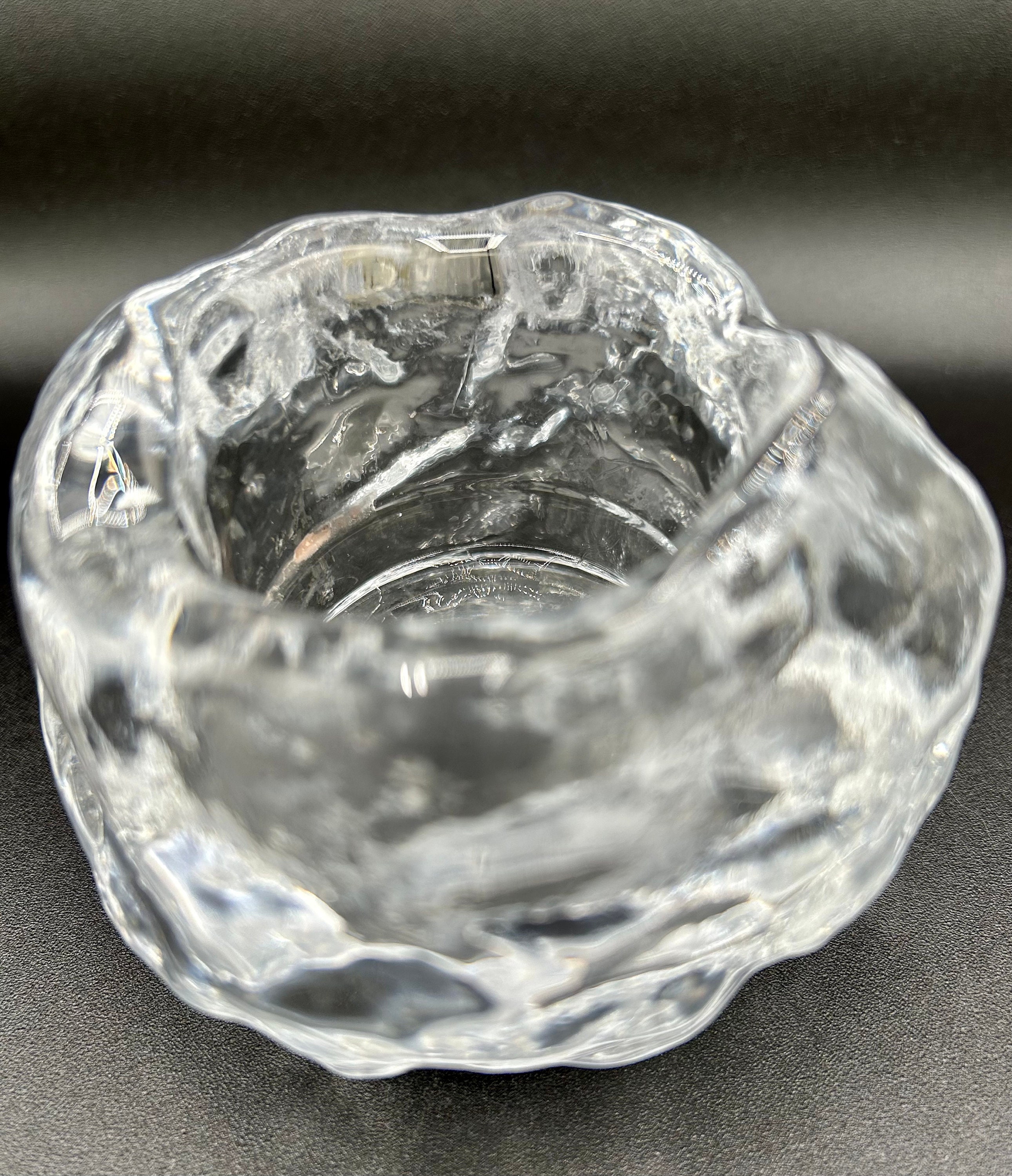 Kosta Boda Sweden Lead Crystal Snowball Votive Candle Holder - Etsy