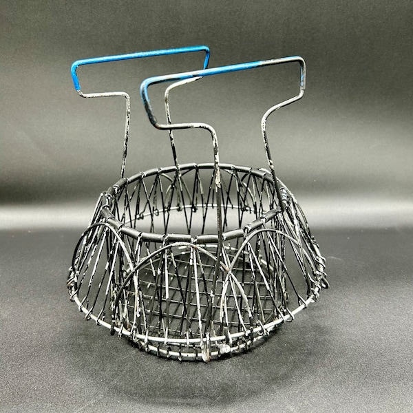 Collapsible Wire Egg Basket - Etsy