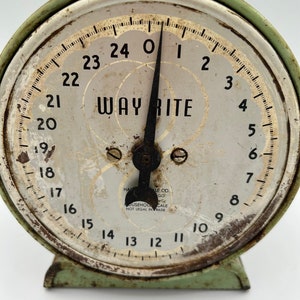 Way Rite Vintage Sage Green Household Scale - Etsy