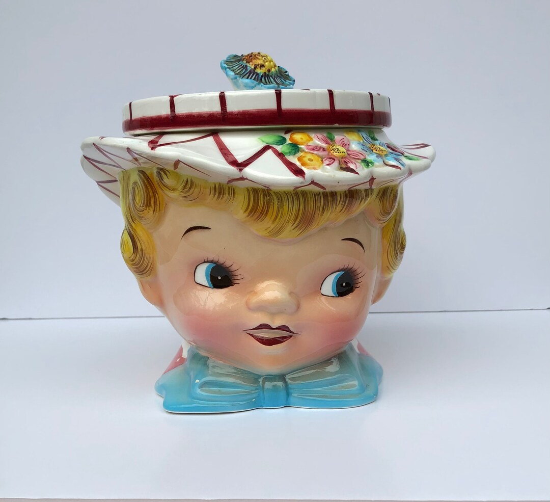 Lefton Miss Dainty Cookie Jar - Etsy