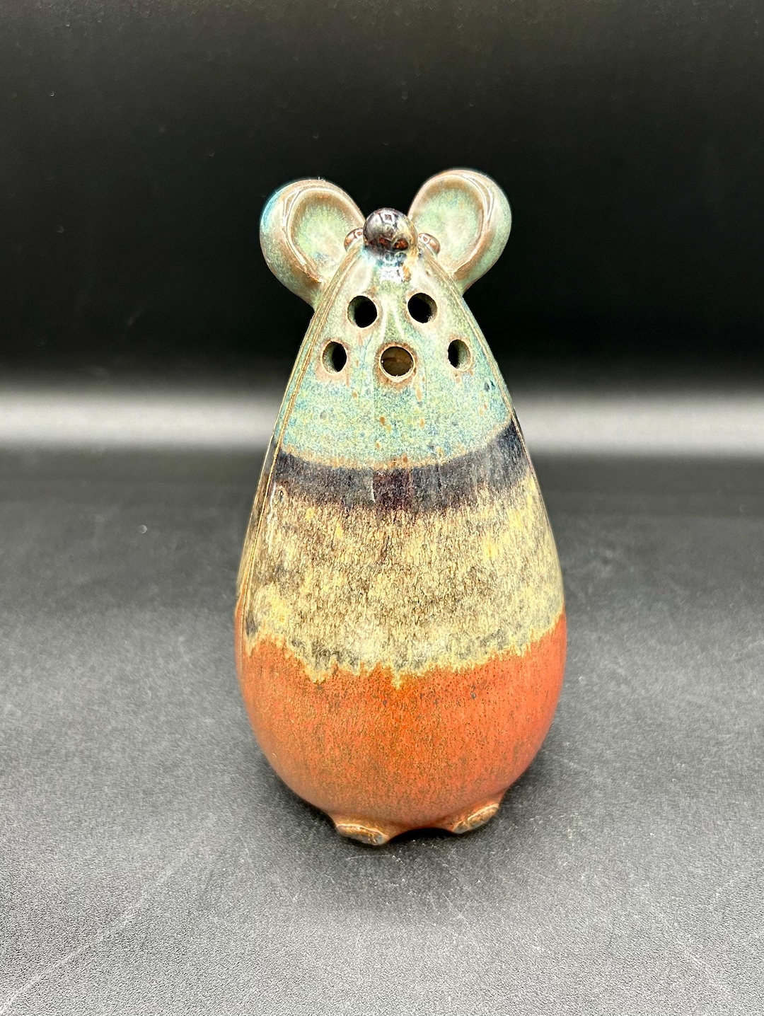 Stoneware Pottery Mouse Cheese Shaker - Etsy