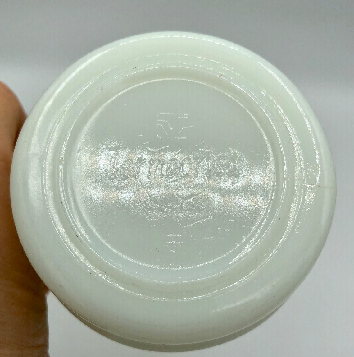 RARE- Pair of Termocrisa Mexico Milk Glass Mugs - Etsy