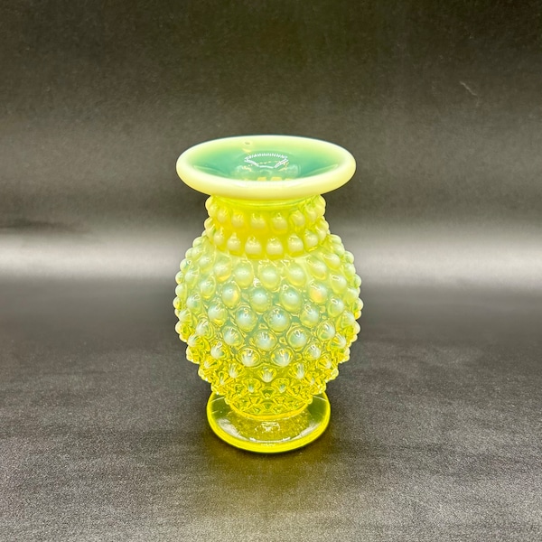 Fenton Vaseline Glass - Etsy
