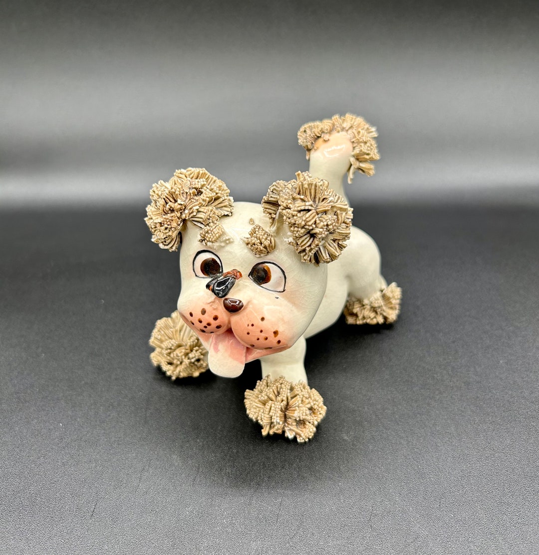 Adorable Lefton Spaghetti Dog With Fly on Nose and Leg Up - Etsy