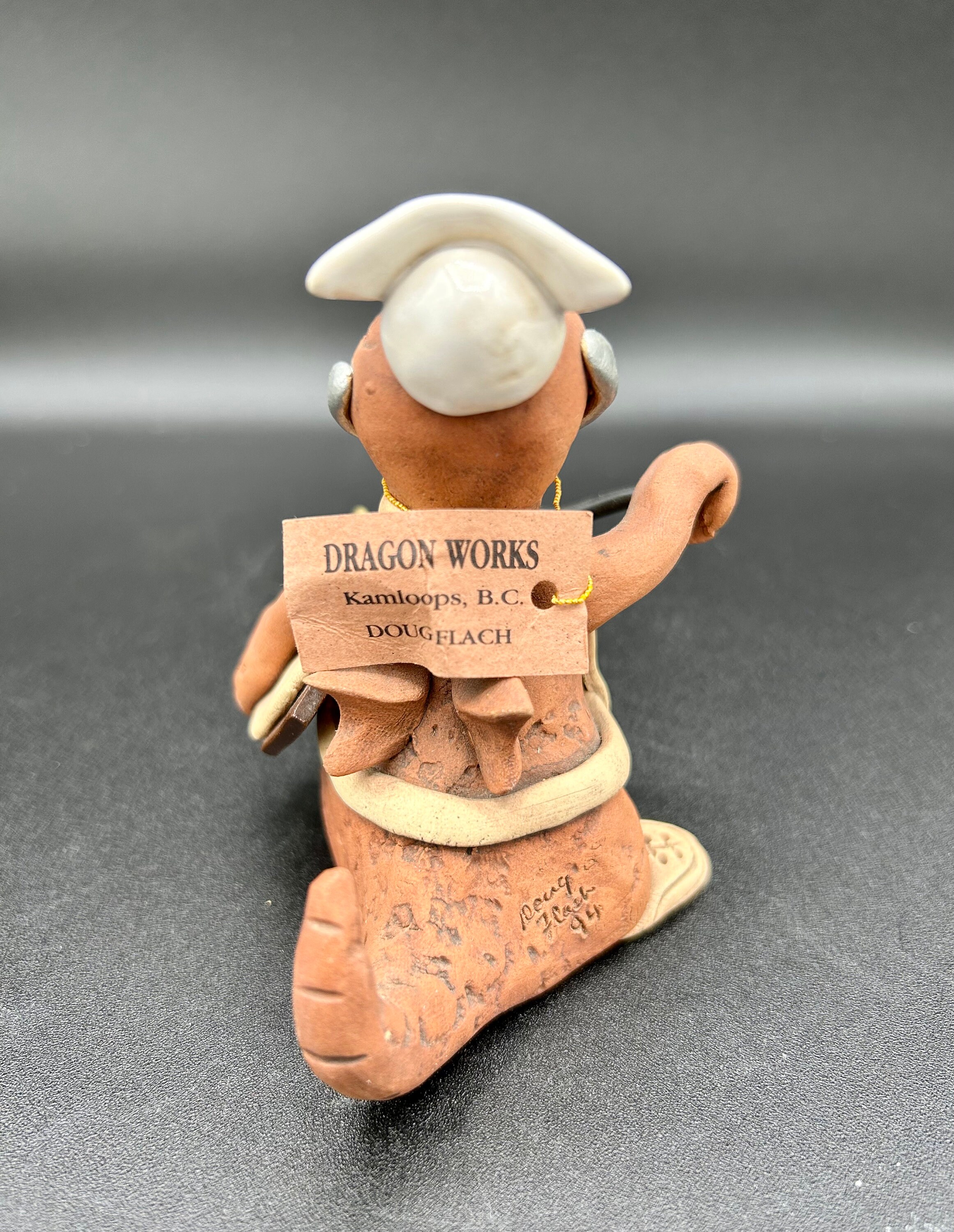 Dragon Works Clay Nurse Dragon Signed Doug Flach ‘94 - Etsy