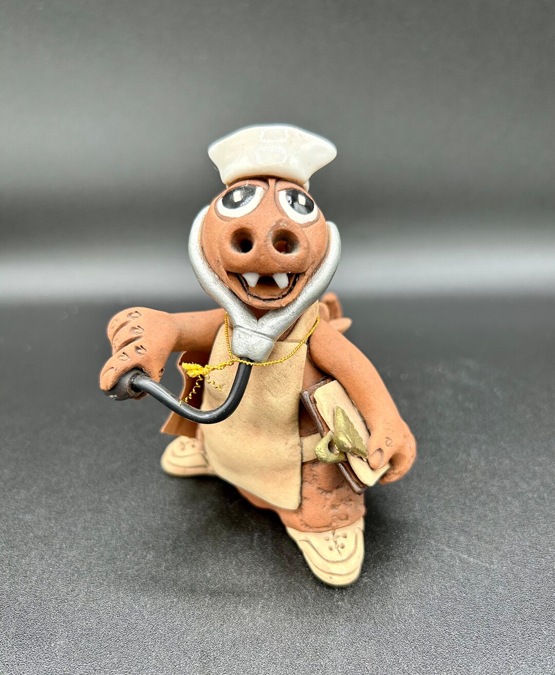 Dragon Works Clay Nurse Dragon Signed Doug Flach ‘94 - Etsy