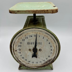 Way Rite Vintage Sage Green Household Scale - Etsy