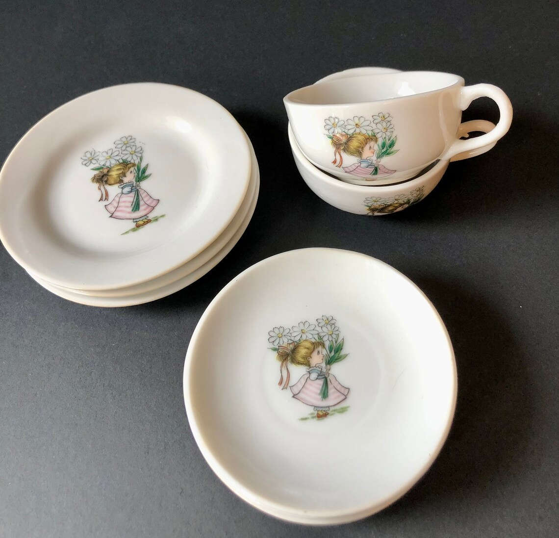 Miniature Vintage Ceramic Kids’ Toy Play Tea Set Made in Japan - Etsy