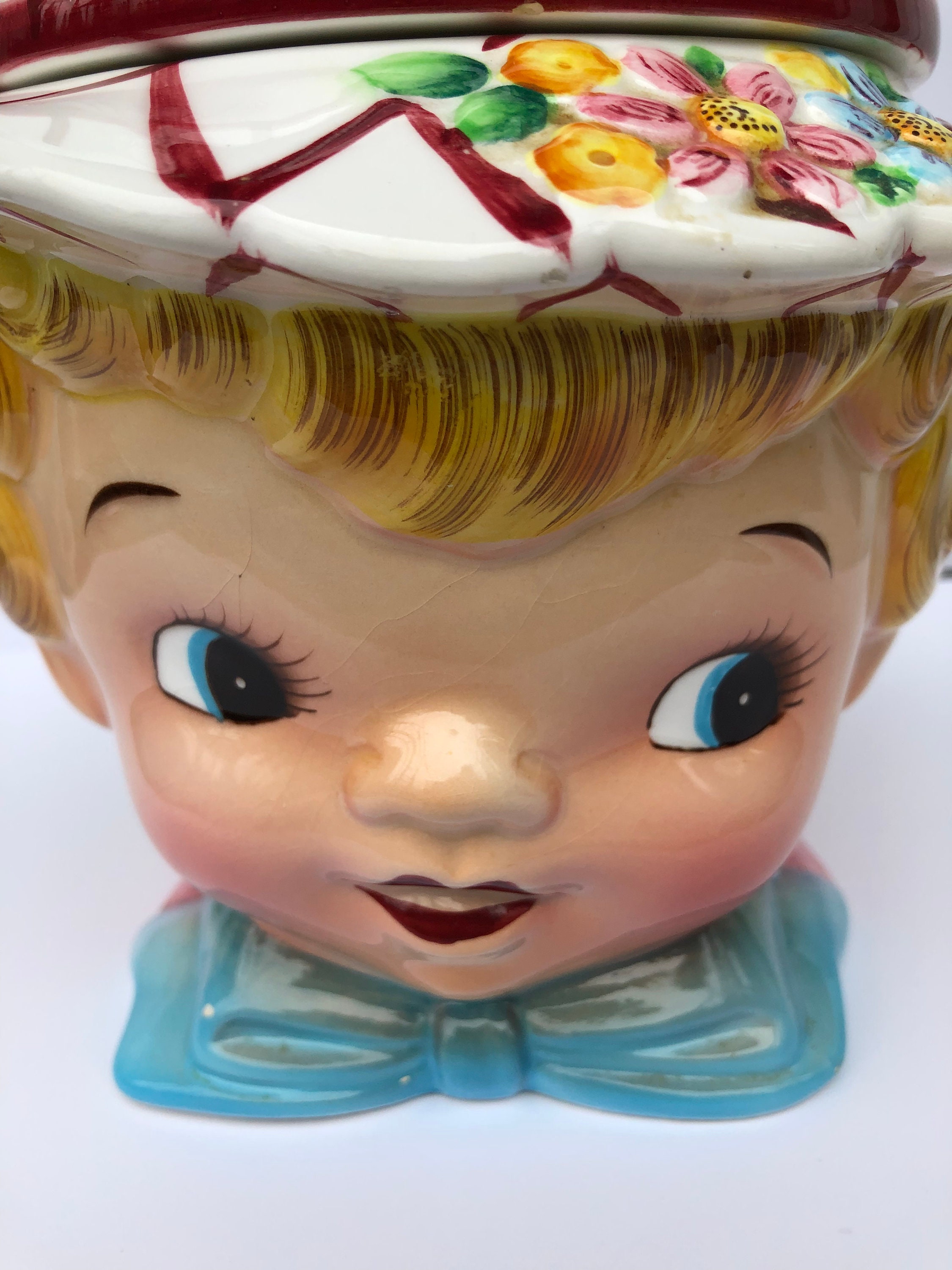 Lefton Miss Dainty Cookie Jar - Etsy