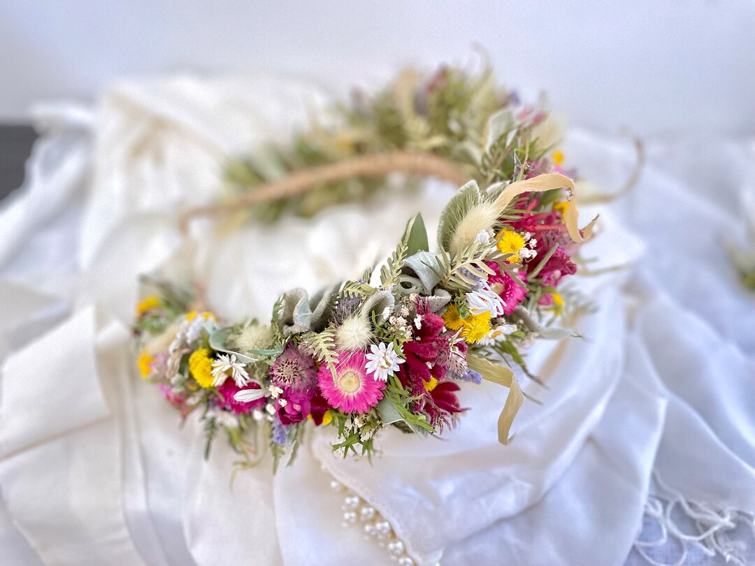 Naturally Dried Australian Flower Crown Longlasting / Floral Crown ...