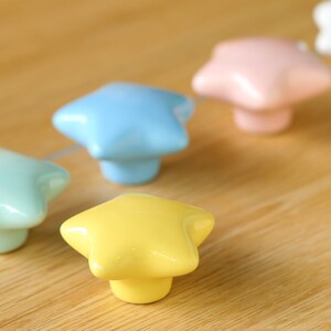 Star Ceramic Knobs Kids Children Drawer Knobs/ Knobs for Ikea - Etsy