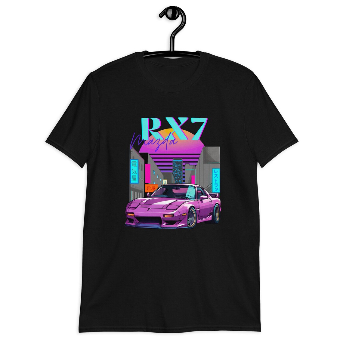JDM Street Style Mazda RX7 Retro Unisex T-shirt - Etsy
