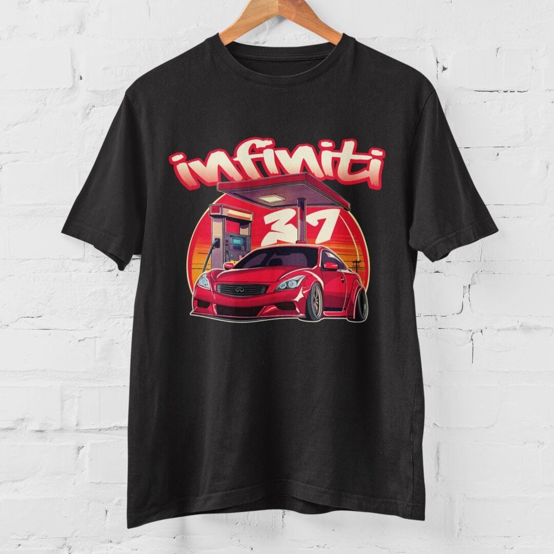 Red Infinit G37 Vq Widebody Retro JDM Unisex T Shirt - Street Racing ...