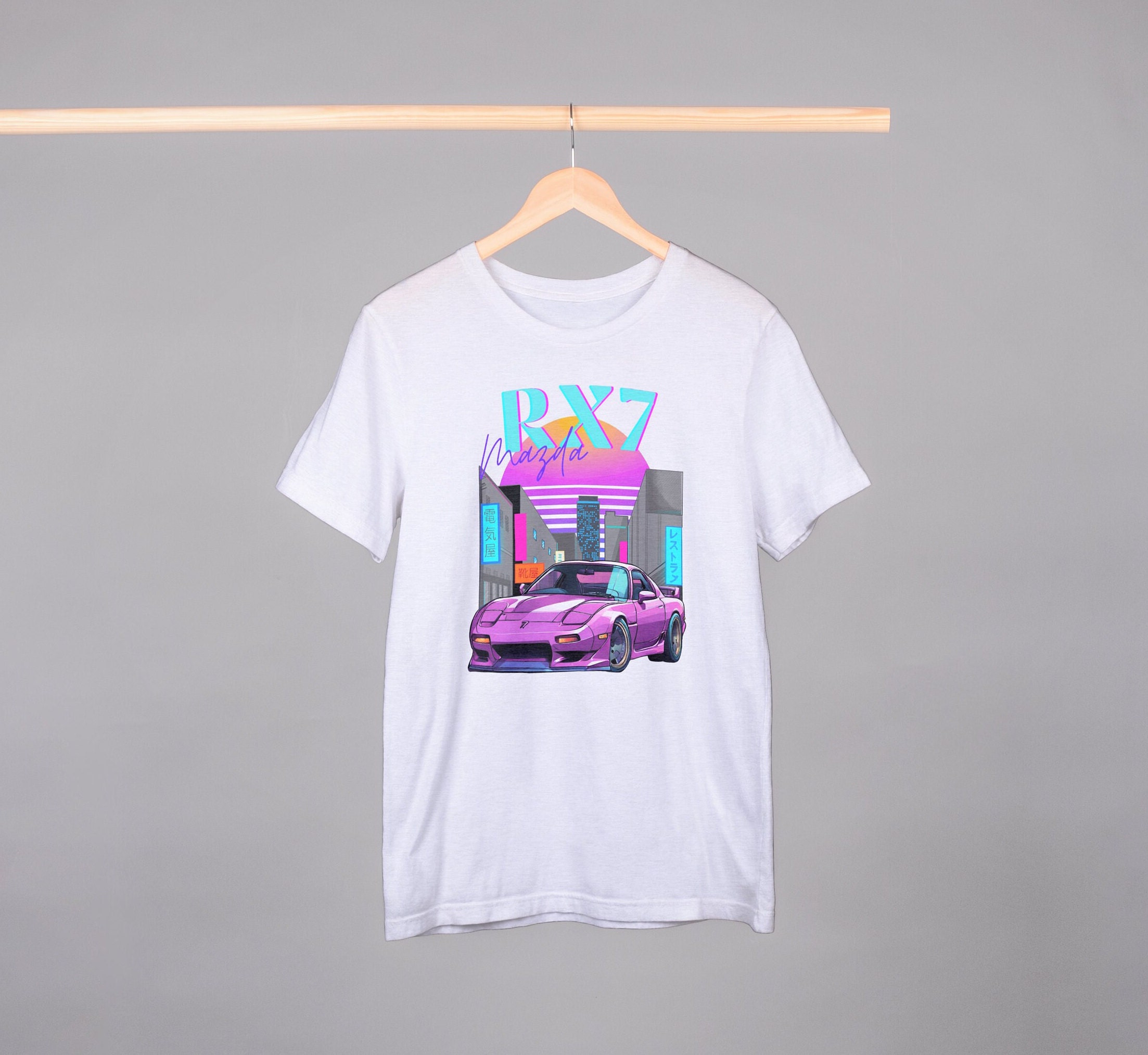 JDM Street Style Mazda RX7 Retro Unisex T-shirt - Etsy