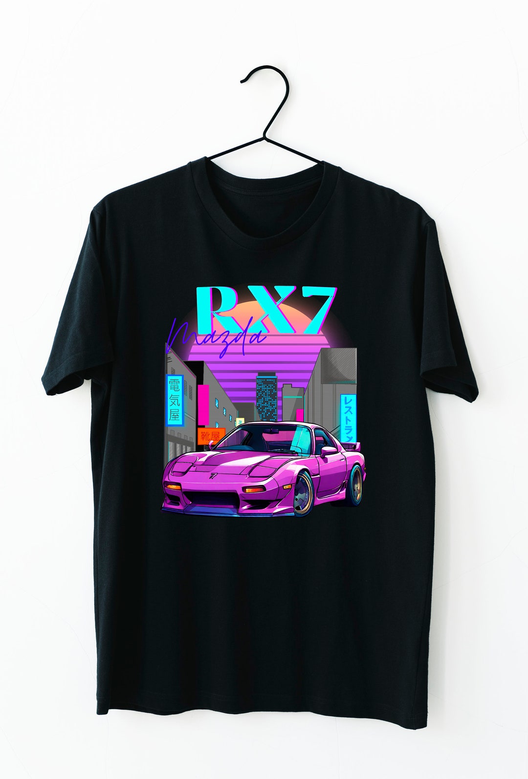 JDM Street Style Mazda RX7 Retro Unisex T-shirt - Etsy
