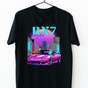 JDM Street Style Mazda RX7 Retro Unisex T-shirt - Etsy