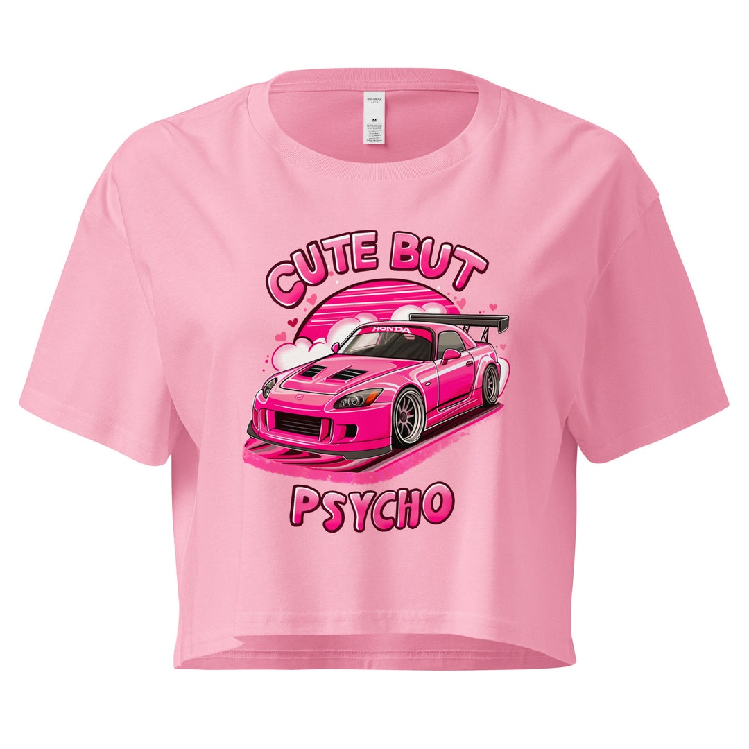 Womens S2K Honda Pink Anime Style Racecar Crop Top - Etsy