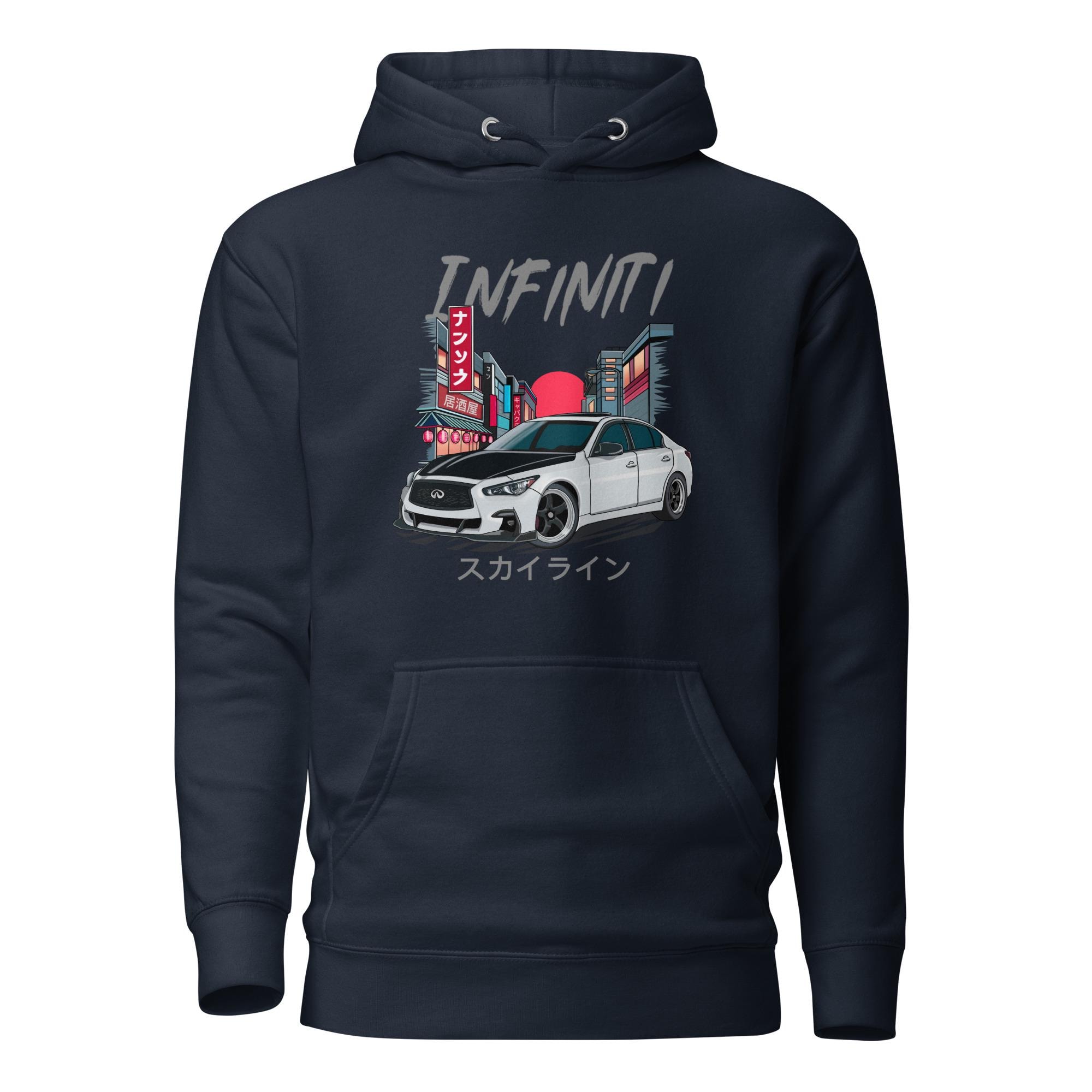 Street-style Infiniti Q50 Skyline Pullover Sweatshirt | Japanese Car ...