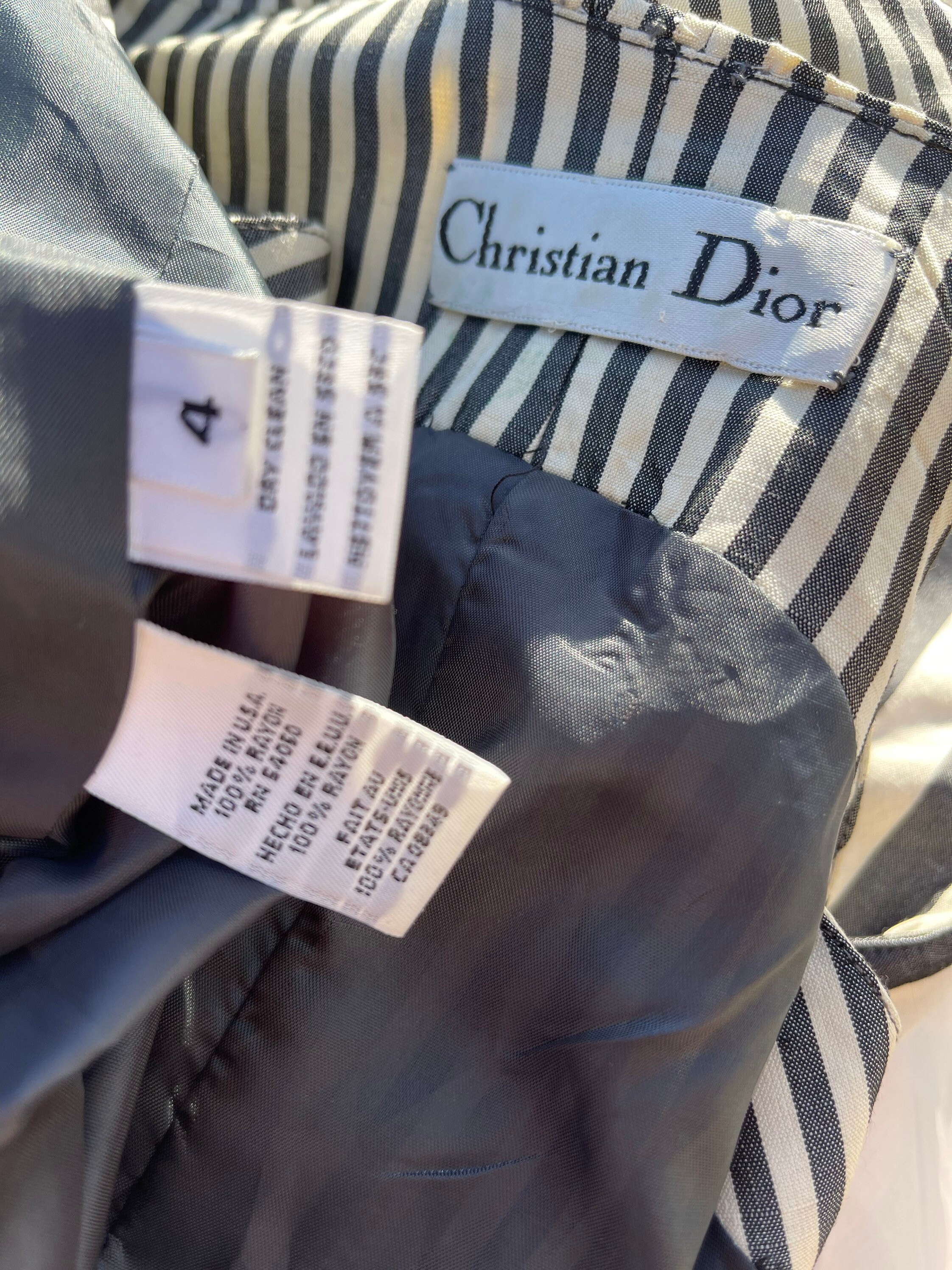 Christian DIOR Vest - Etsy