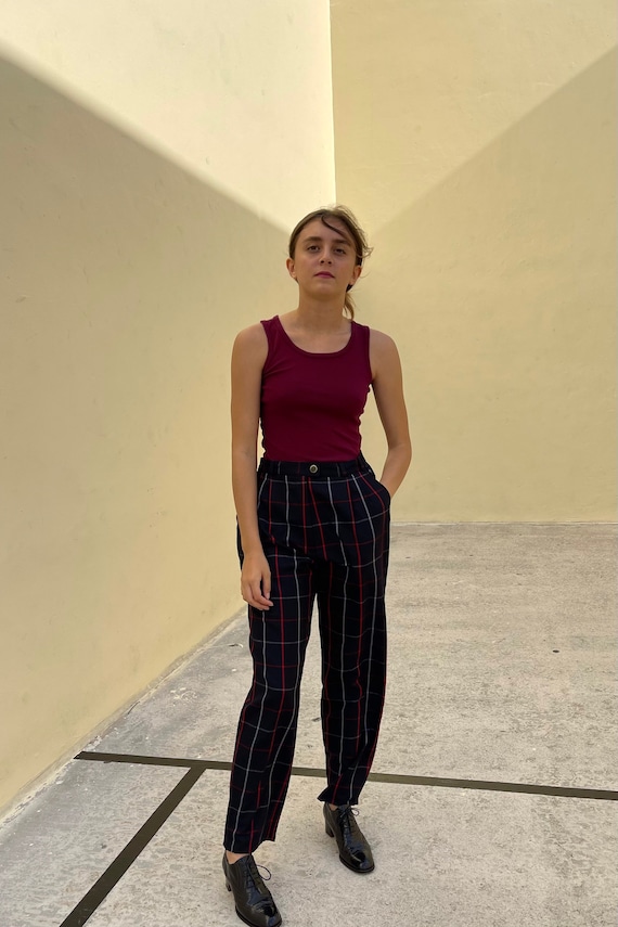 Classic Checkered Full Costume - Set of Jacket & Skir… - Gem