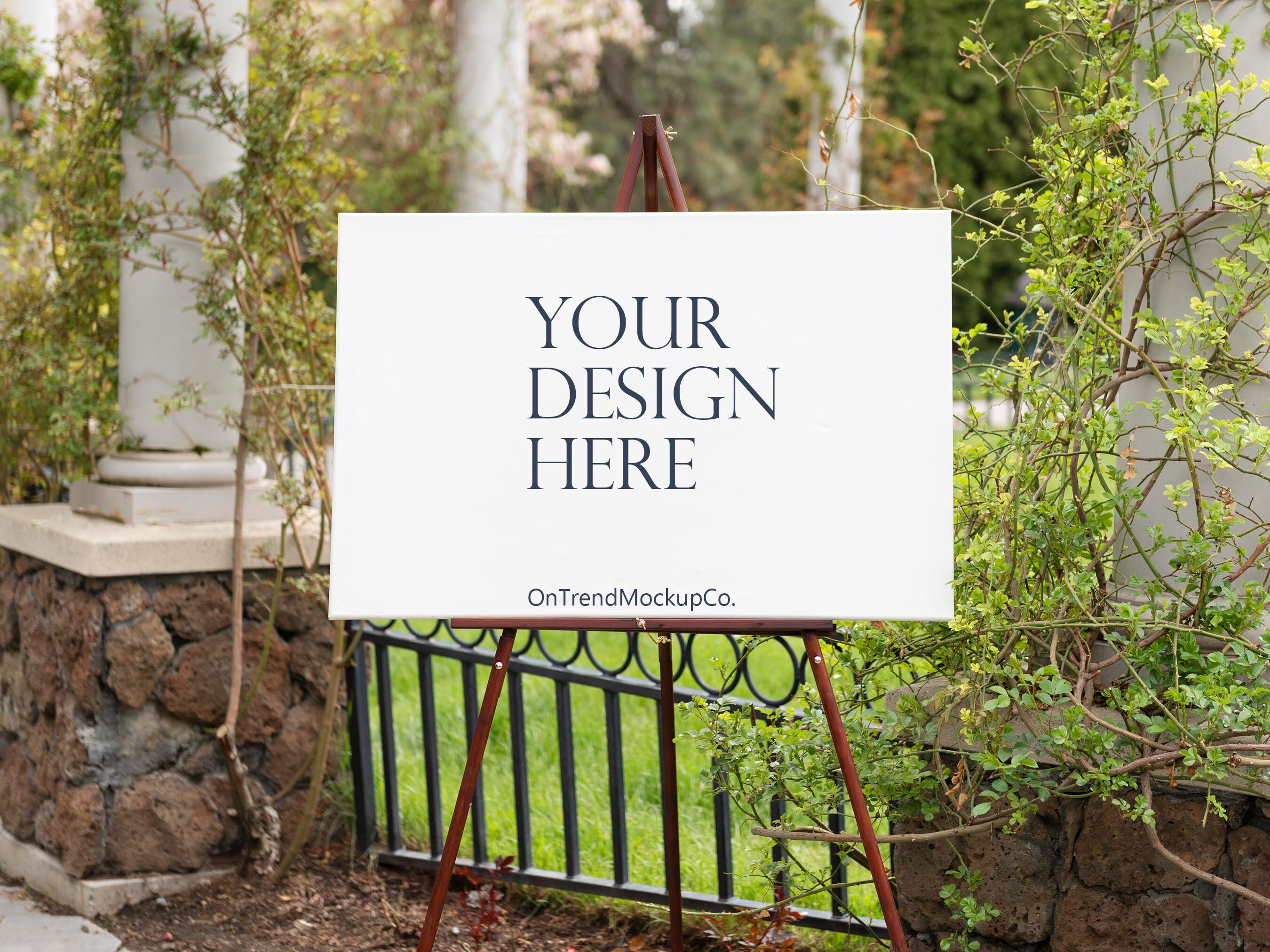 Easel Mockup Poster Mockup Seating Chart Mockup Wedding - Etsy