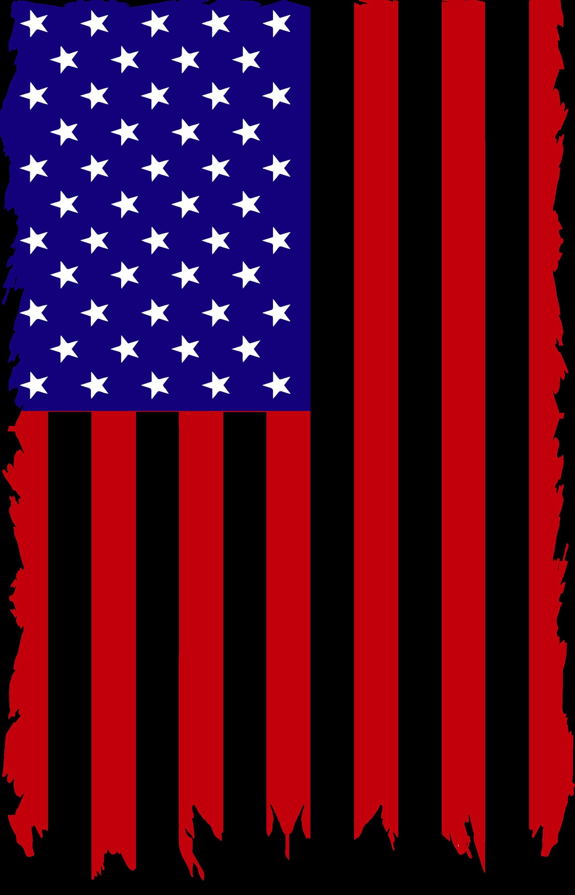 Distressed U.S Flag - Etsy