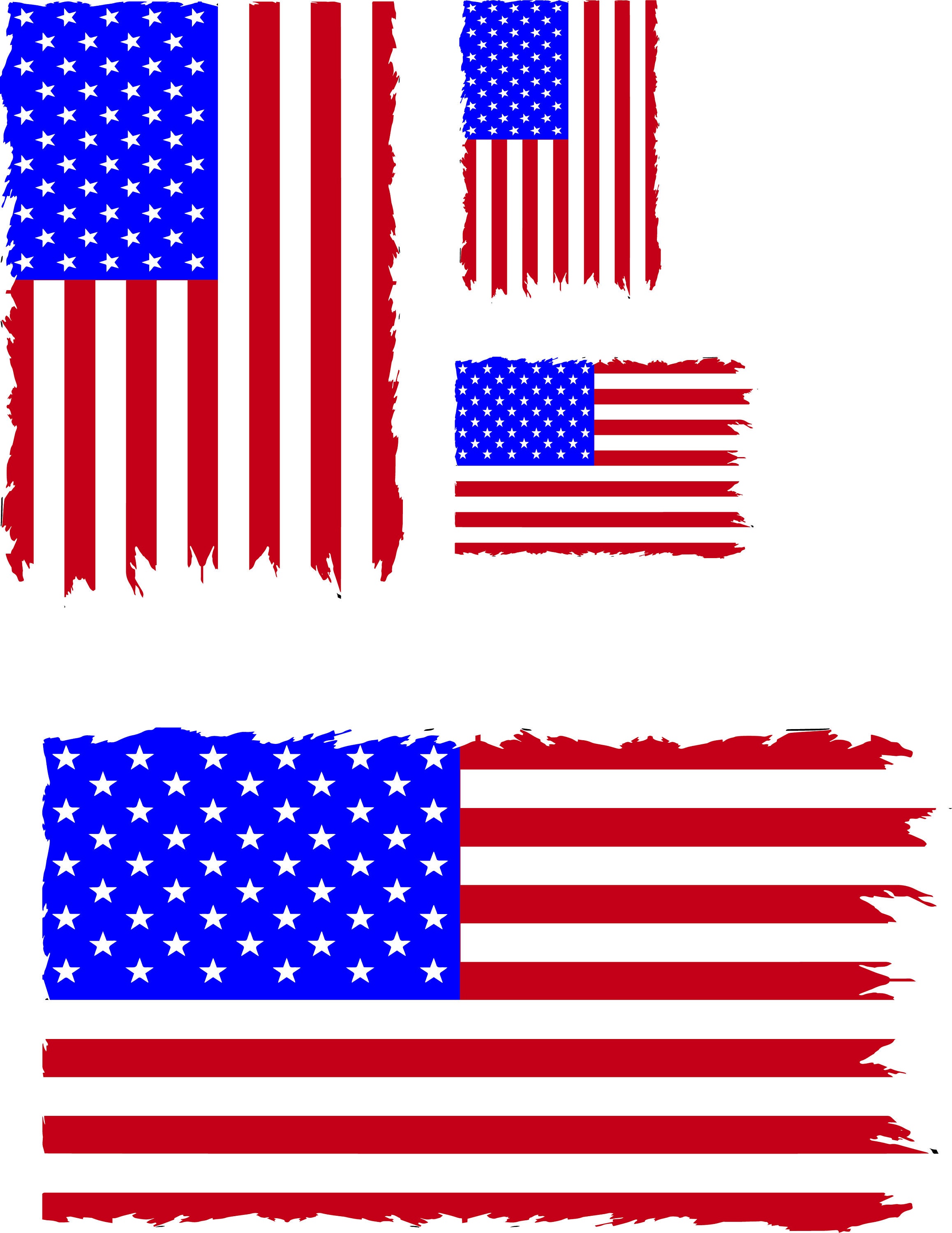 Distressed U.S Flag - Etsy