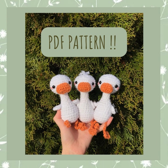 Standing Mini Duck PDF Pattern - Etsy