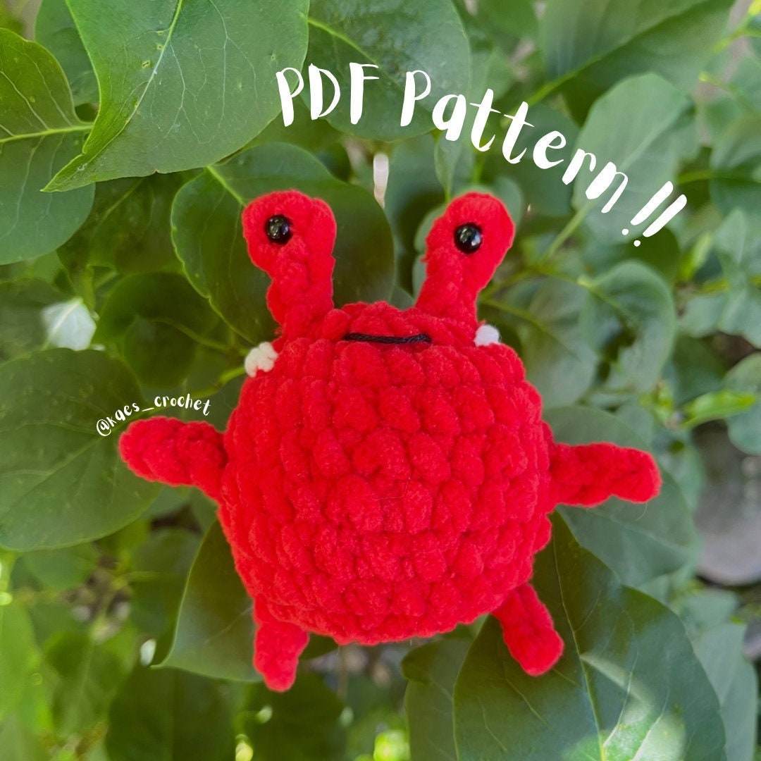 Crab PDF Crochet Pattern !! - Etsy