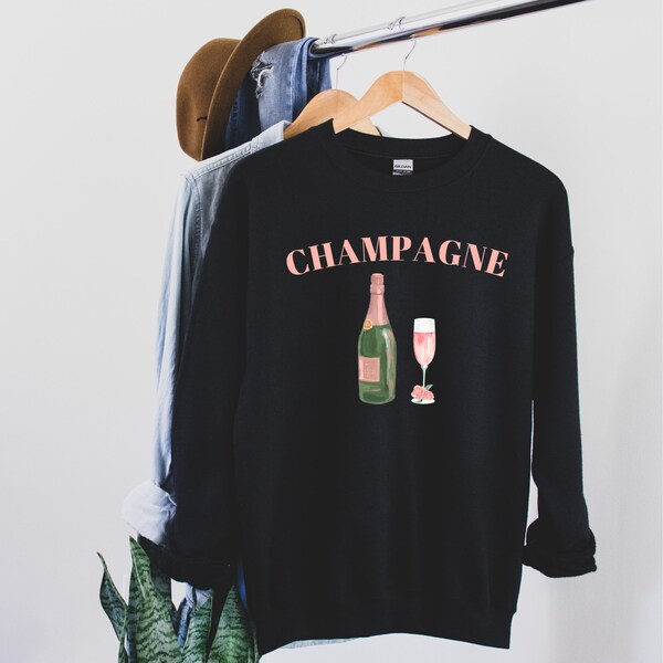 Champagne Please Sweater - Etsy