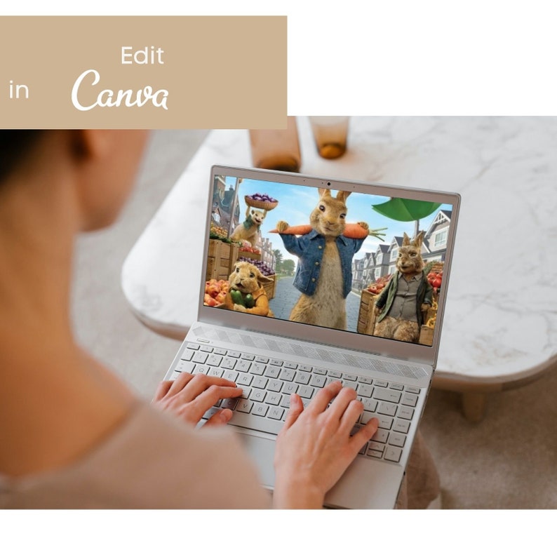 Editable and Printable Peter Rabbit Birthday Invitation Template, Kid ...