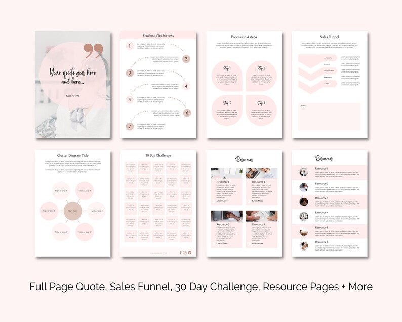 Editable Lead Magnet Canva Template for Coaches, Course Creators ...