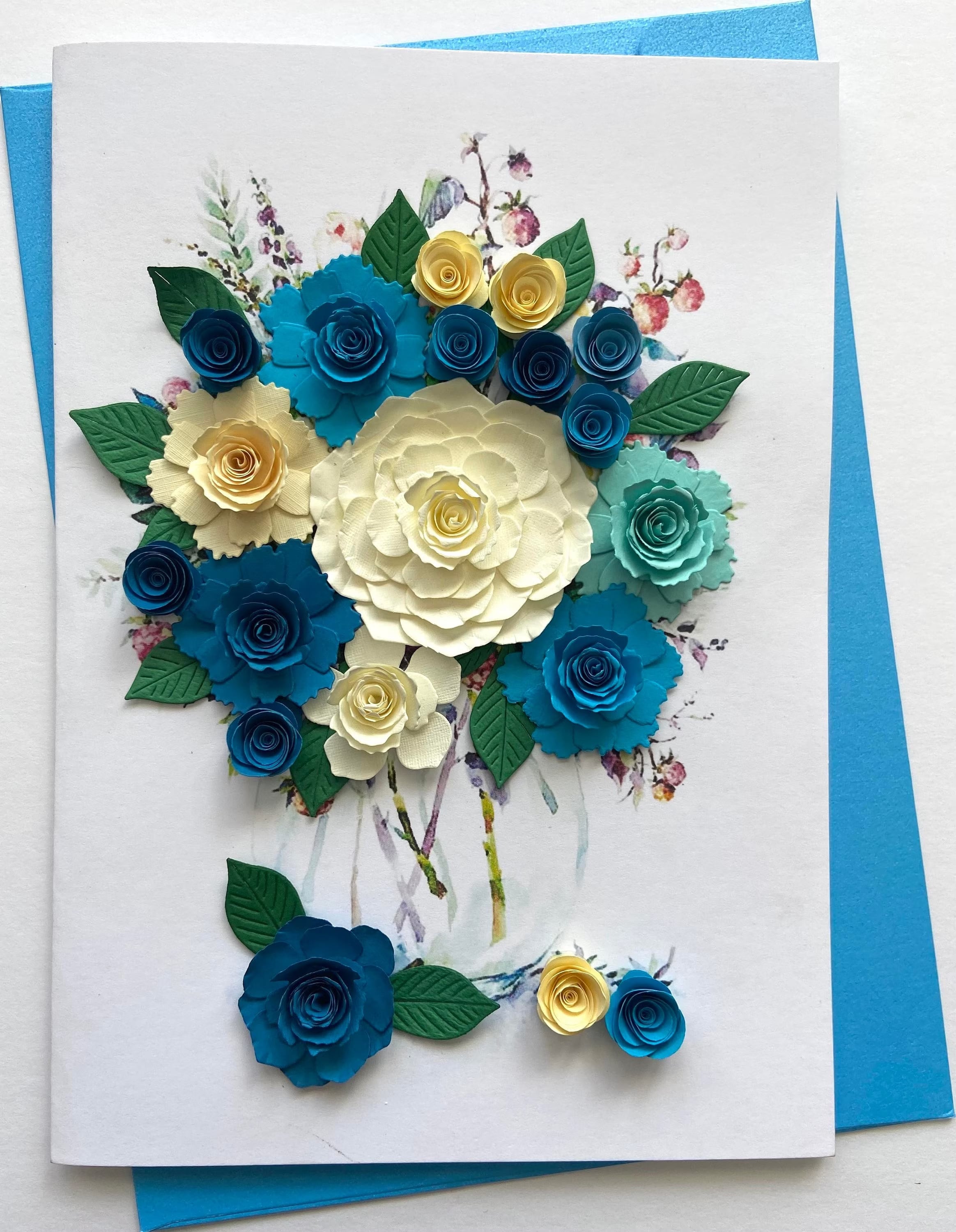 3D Card Handmade Card, Greeting Card, Art Paper - Etsy