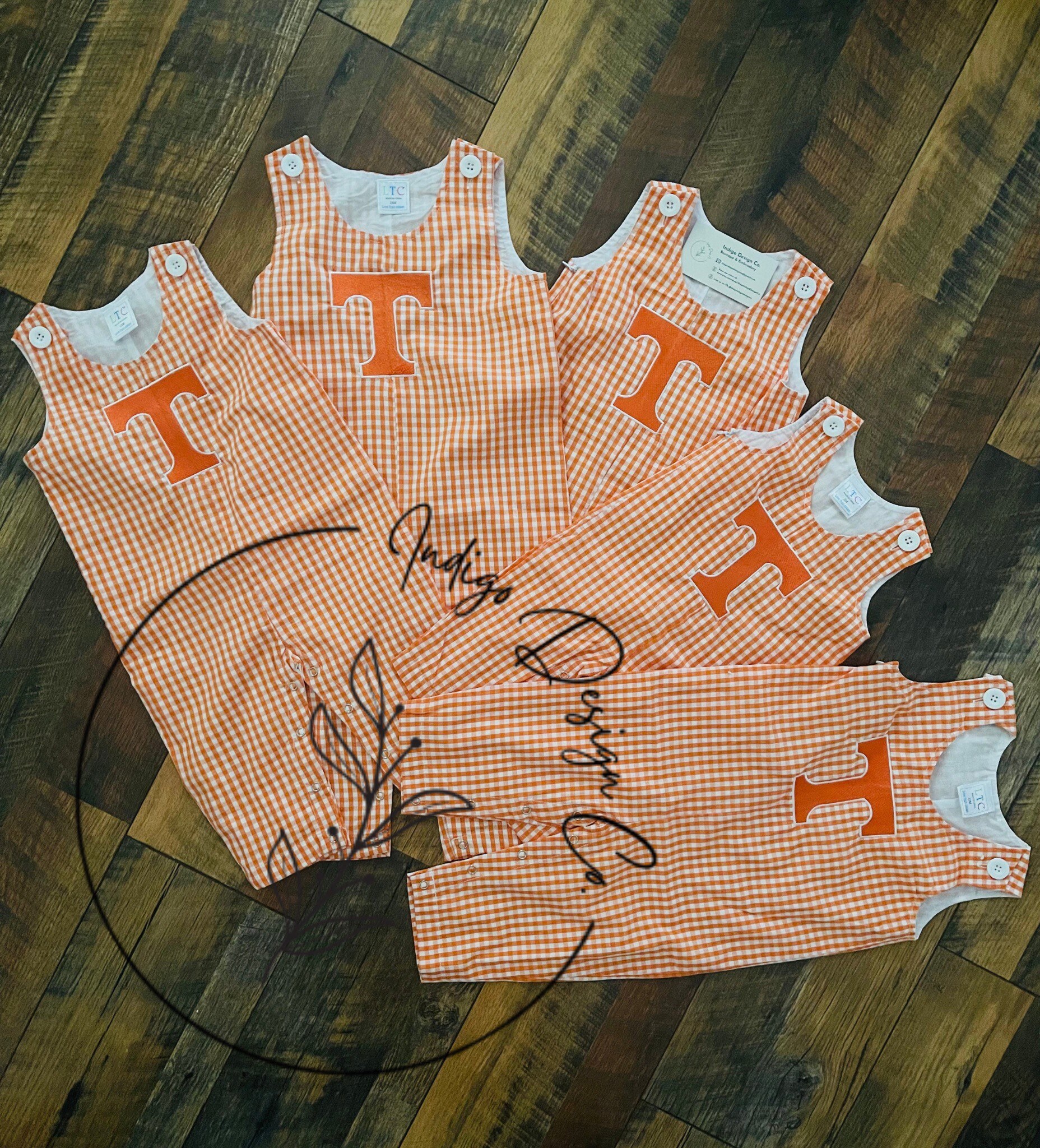 Tennessee Vols Boys Custom Embroidered Longall Overall - Game Day ...