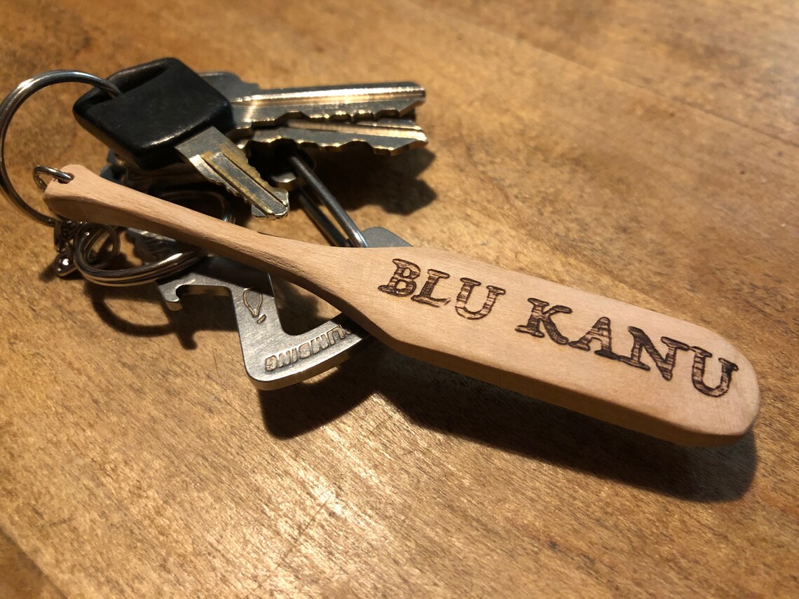 Personalized Canoe Paddle Keychain - Etsy