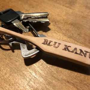 Personalized Canoe Paddle Keychain - Etsy