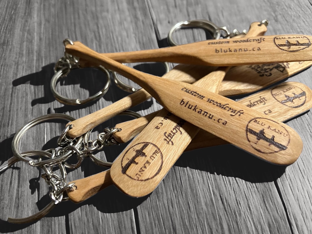 Personalized Canoe Paddle Keychain - Etsy
