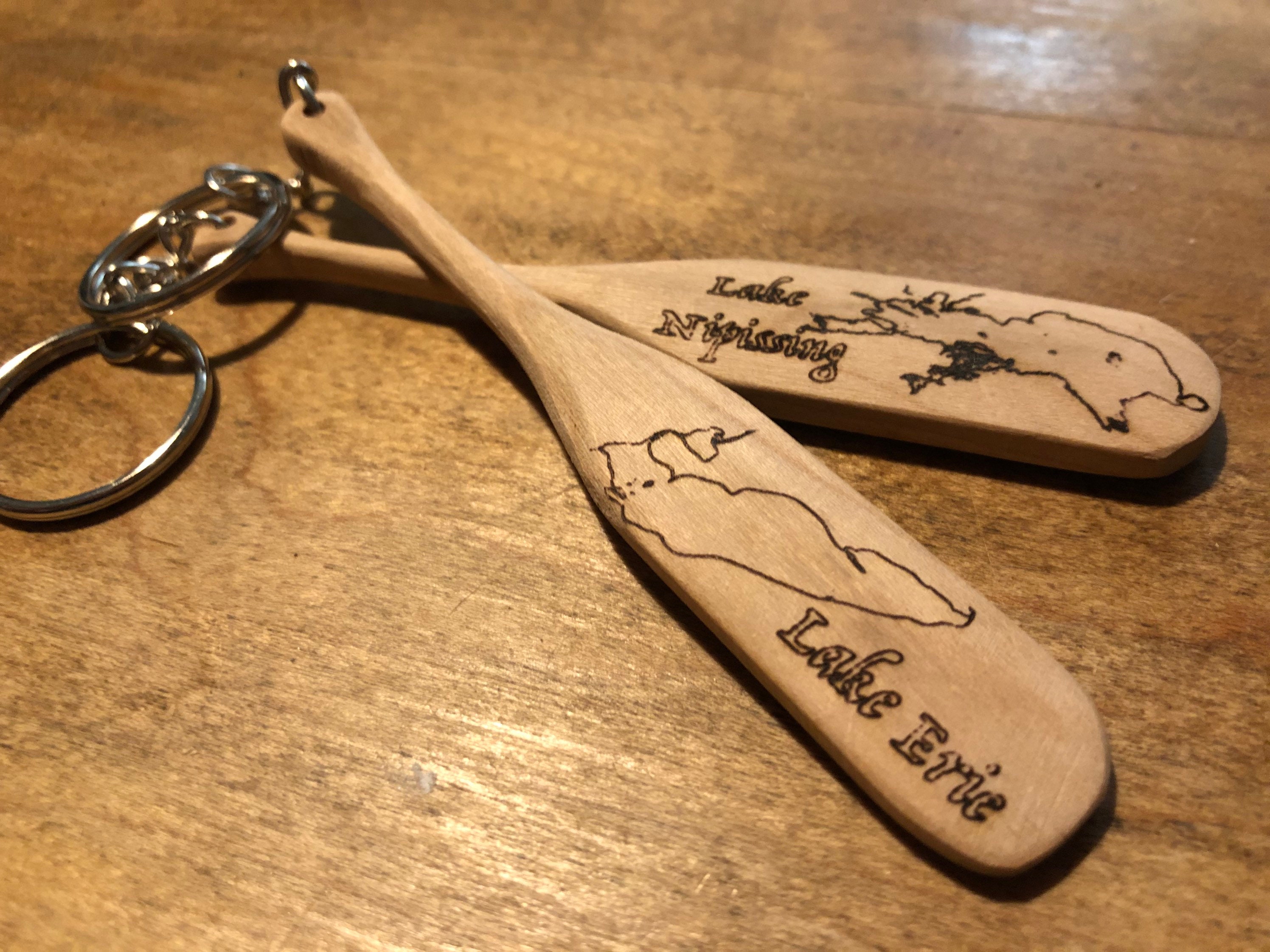 Personalized Canoe Paddle Keychain - Etsy