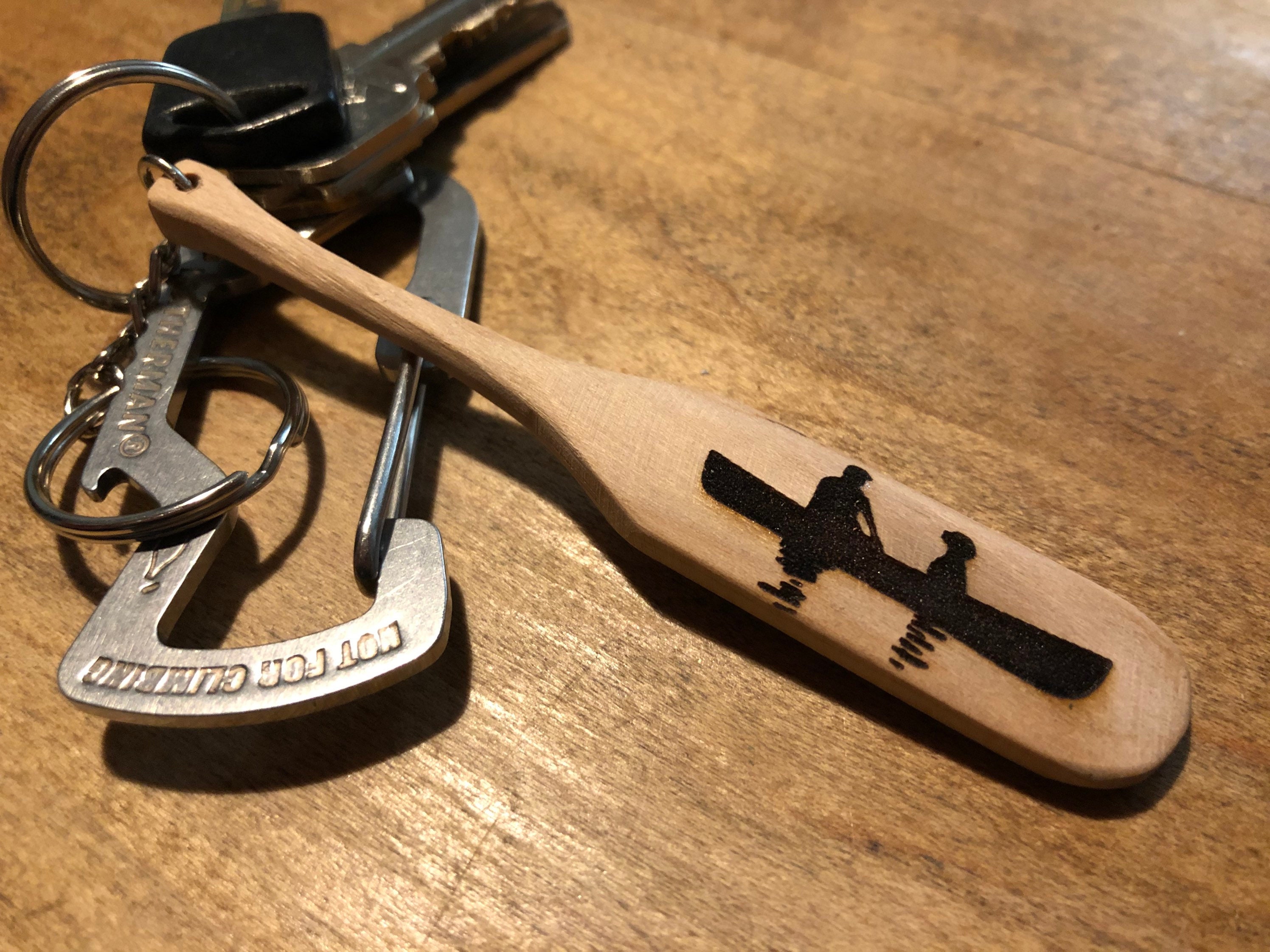 Personalized Canoe Paddle Keychain - Etsy