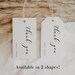 Wedding Gift Tags, Gift Tags With Names, Wedding Favor Tags, Thank You ...